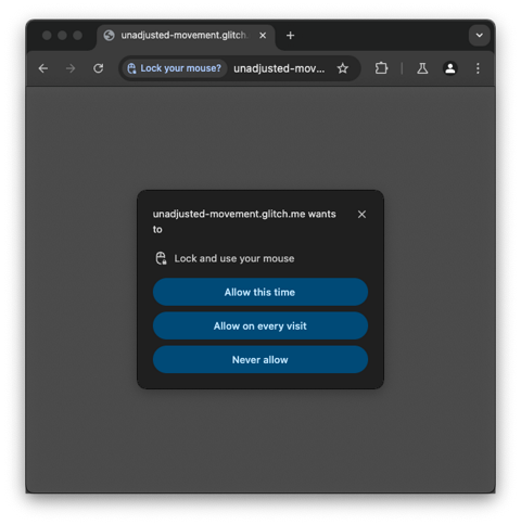 键盘锁定 API 和 Pointer Lock API 需要从 Chrome 131 获得权限 | Blog | Chrome for Developers