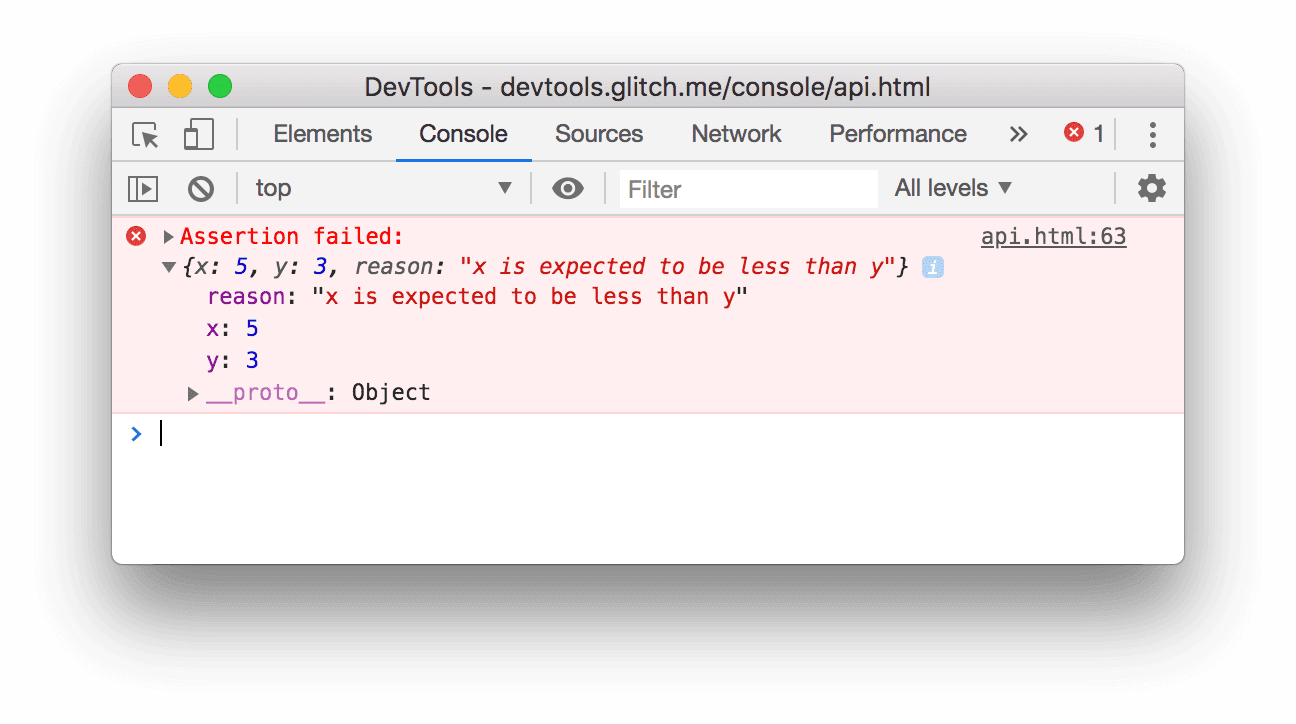 控制台 API 参考文档 | Chrome DevTools | Chrome for Developers