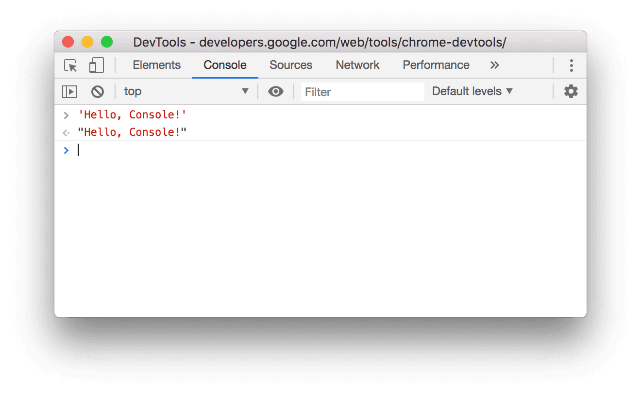 控制台功能参考 | Chrome DevTools | Chrome for Developers