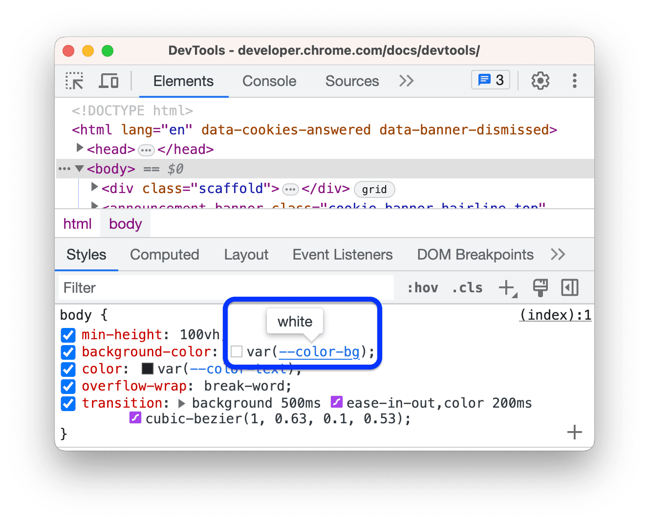 CSS 功能参考 | Chrome DevTools | Chrome for Developers