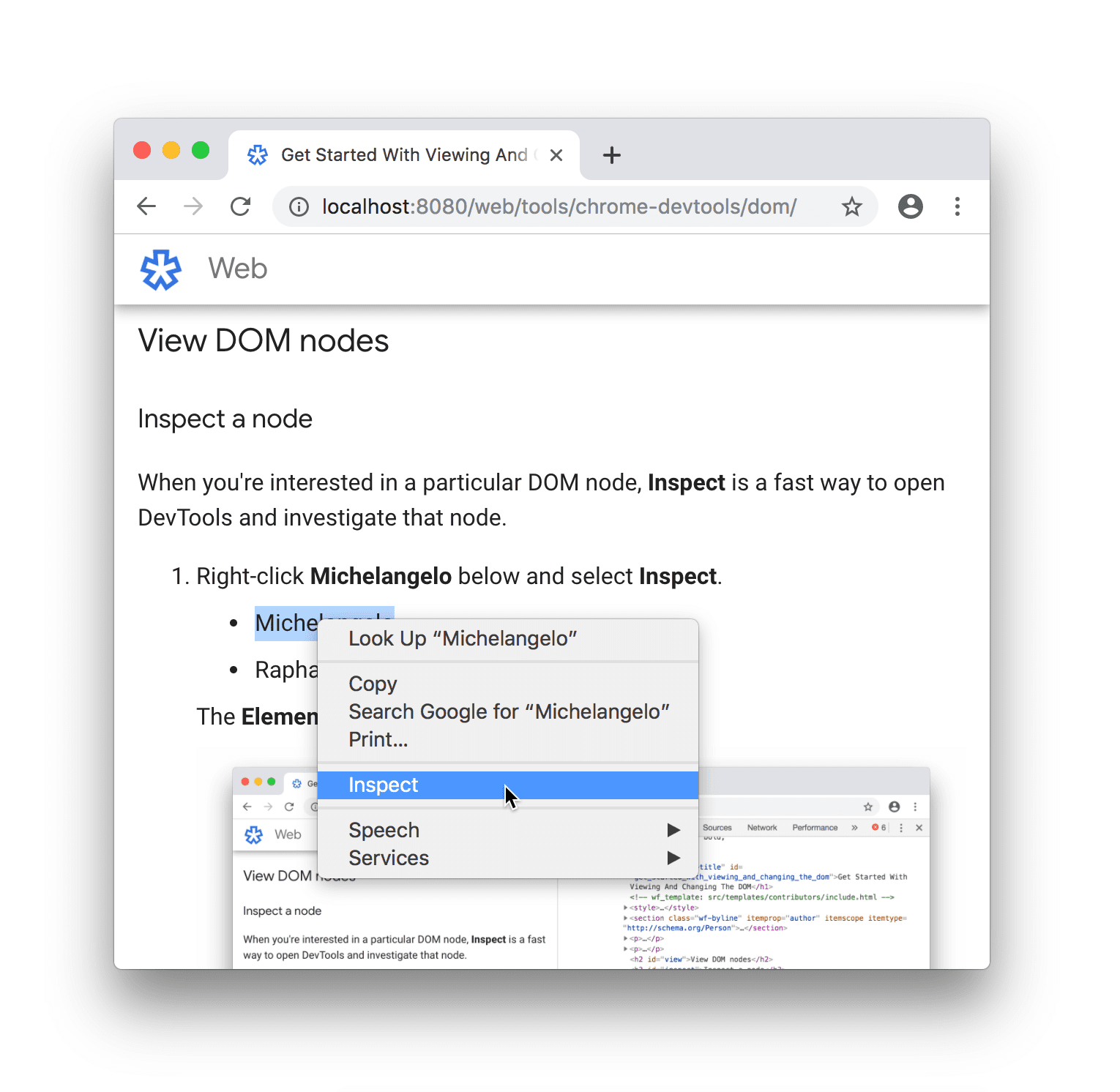开始查看和更改 DOM | Chrome DevTools | Chrome for Developers