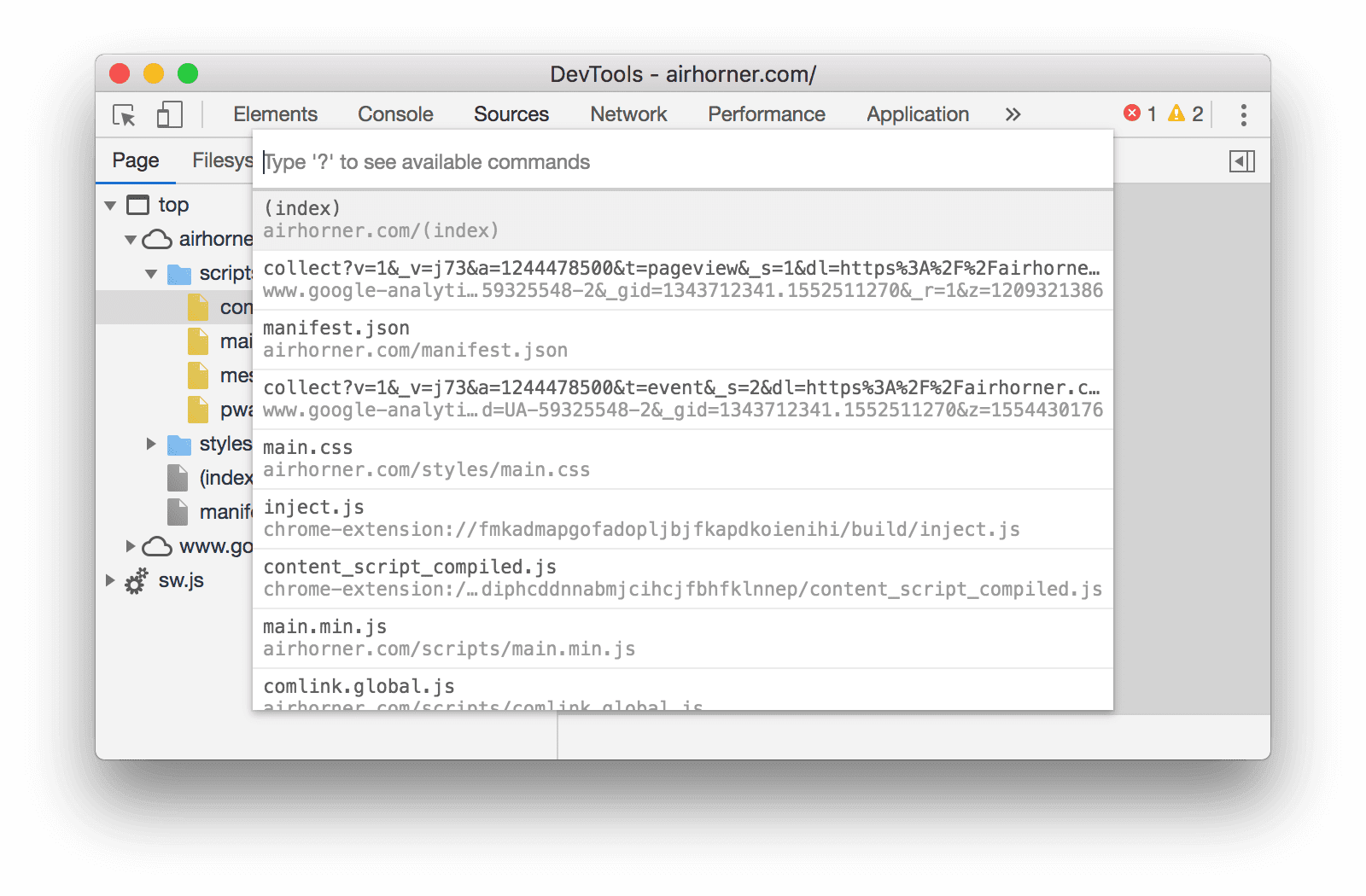 查看网页资源 | Chrome DevTools | Chrome for Developers