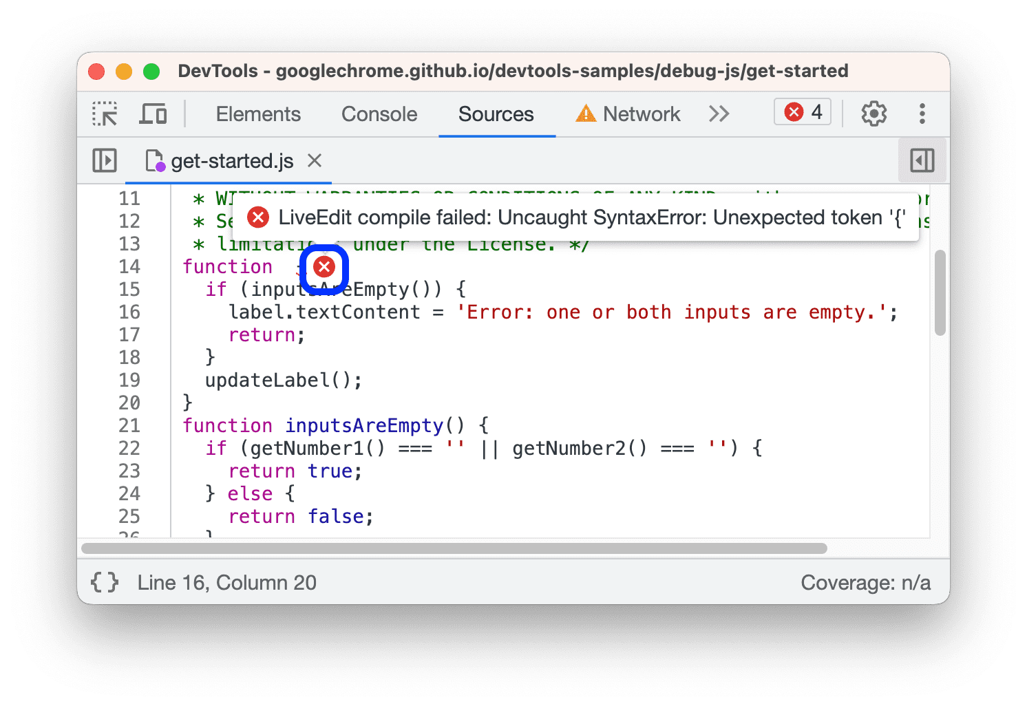“来源”面板概览 | Chrome DevTools | Chrome for Developers